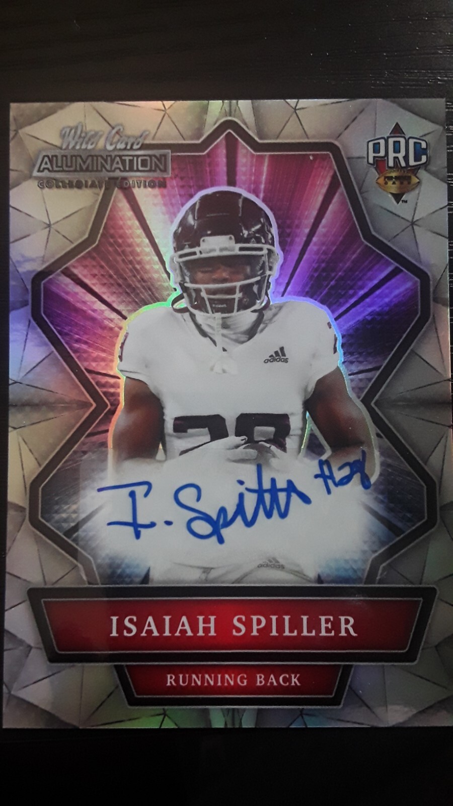 2021 Isaiah Spiller Wild Card Alumination Rookie Autograph Card | eBay