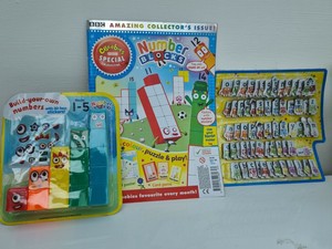 Alphablocks magazines foam letters bundle birthday gift Number Blocks 1 ...