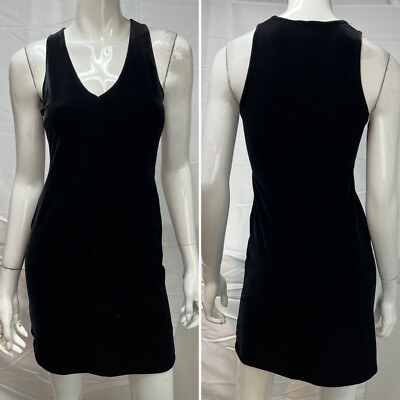 Vintage Laundry Shelli Segal Petites Black Velvet Stretchy Mini Sheath ...