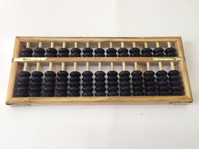 FENG SHUI MONEY WEALTH WOODEN ABACUS CHINESE CALCULATER | eBay
