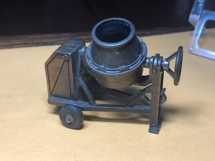 Vintage Brass Miniature Cement Mixer Collectible Pencil Sharpener ...