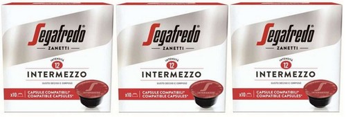 3 x Segafredo Dolce Gusto INTERMEZZO - Coffee Pods - 3 x 10 Capsules | eBay