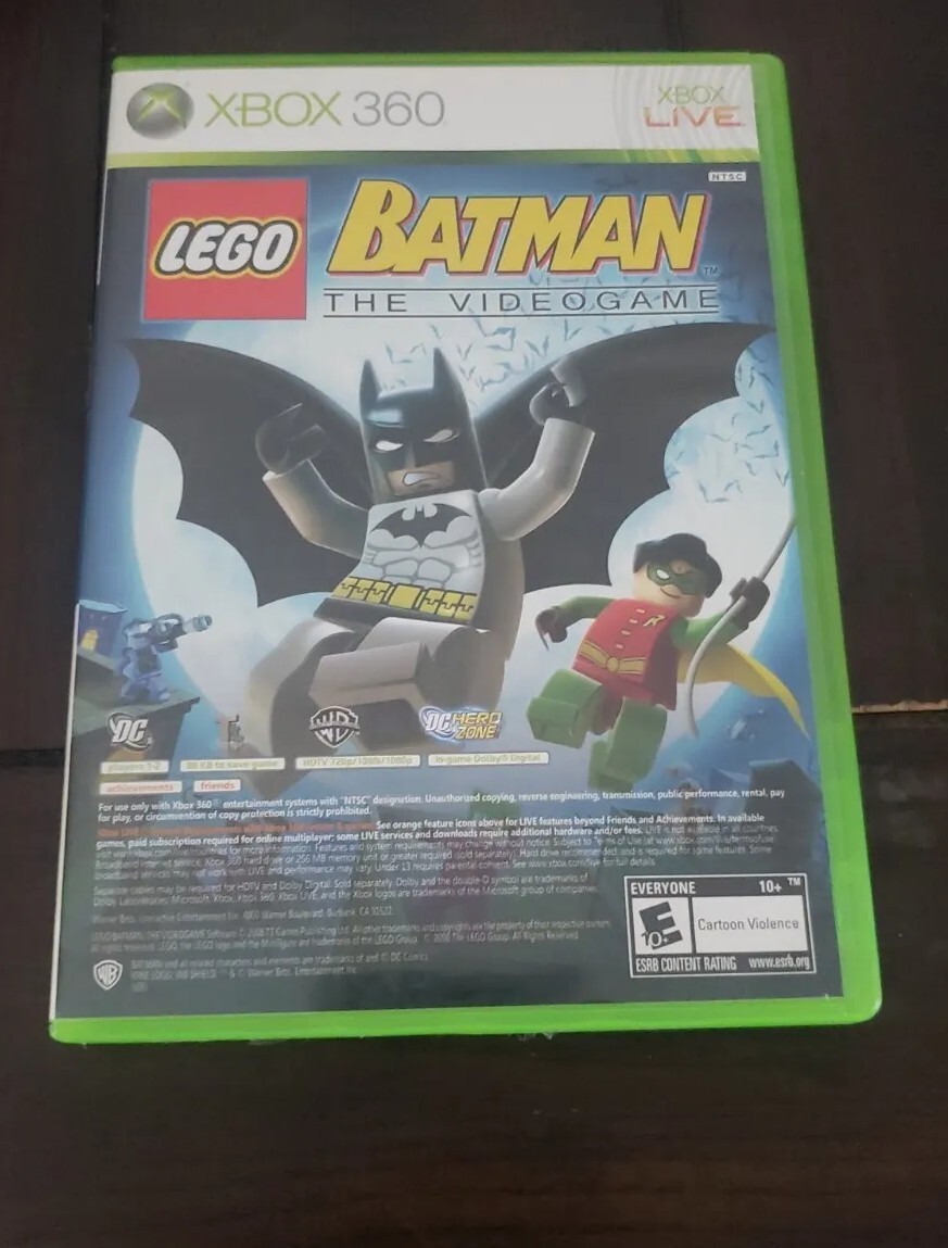 LEGO Batman: The Videogame 1 (Xbox 360, 2008) Complete w/ Manual CIB ...