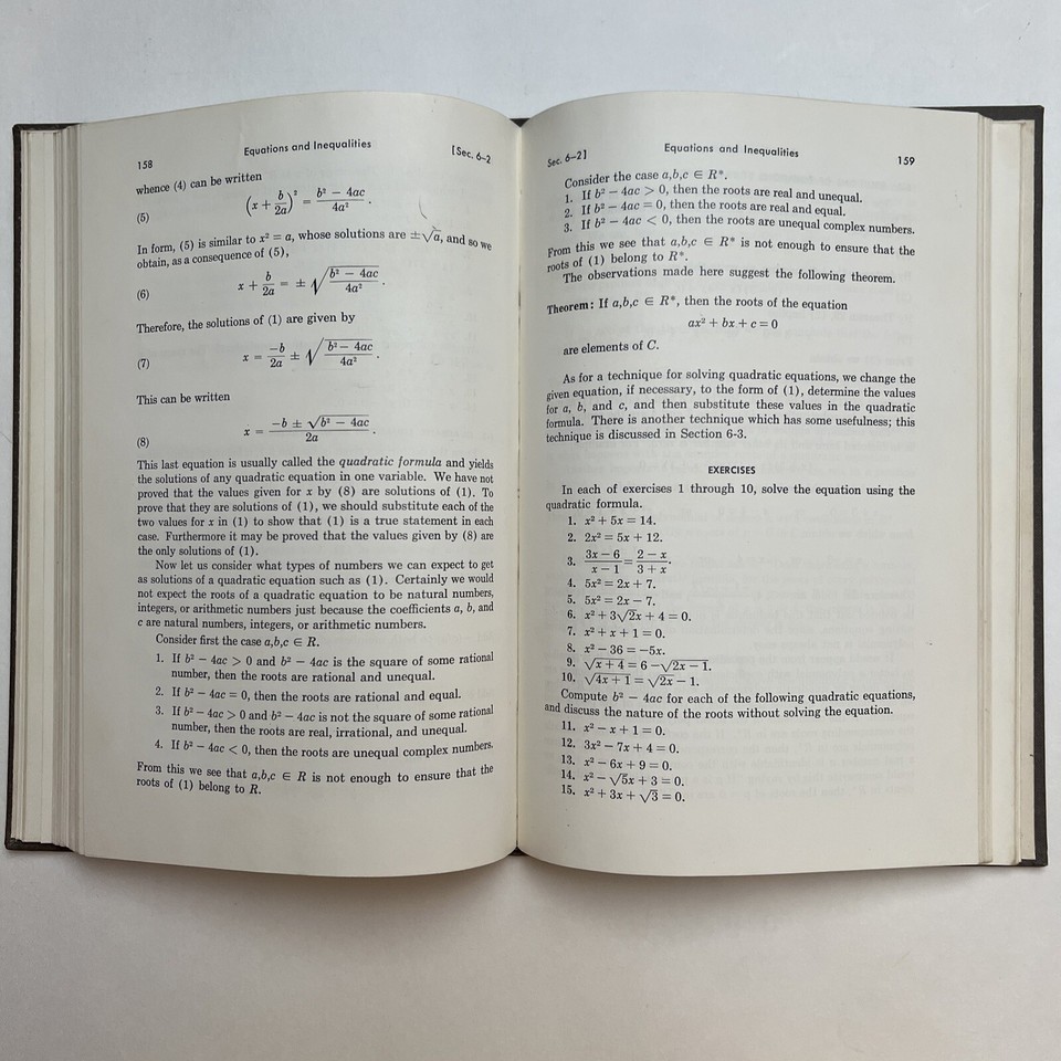 Elementary Mathematics A Logical Approach Paul Sanders 1964 Textbooks ...