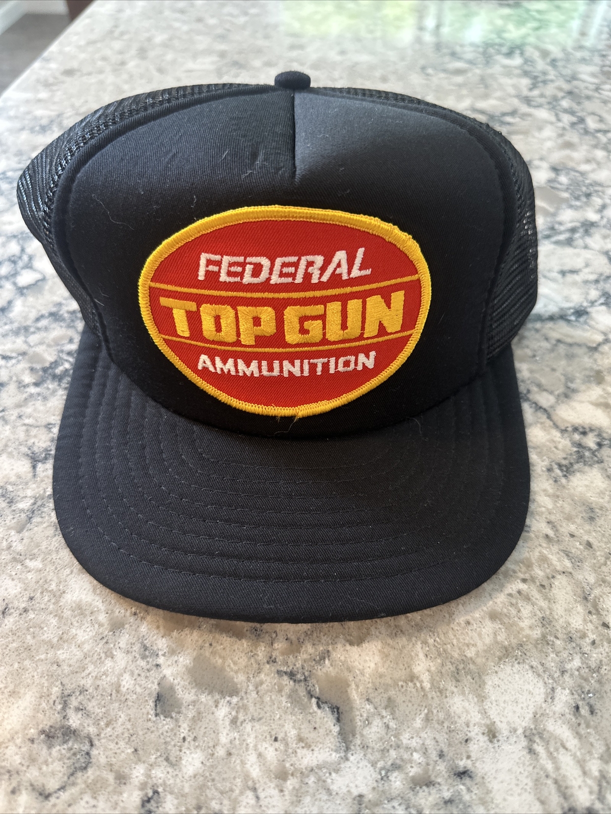 Federal Ammunition Top Gun Hat Cap Patch Black Snapba… - Gem