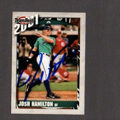 Josh Hamilton 2001 Team Best Minor League authentic autographed card ...