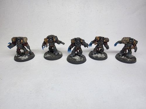 Warhammer 40k/30k 5 X Cataphractii Terminators. Well Painted. Horus ...