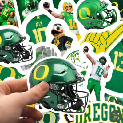 Brand New 40 Oregon Football Stickers Logo Decals Merchandise | eBay