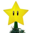Super Mario Super Star Gen 2 Light Up Tree Topper - Yellow ...