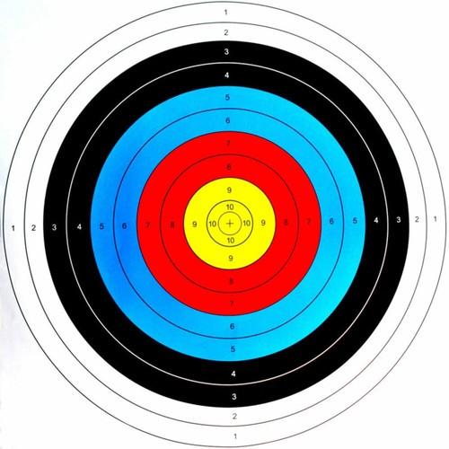 10pc 40x40cm Archery Targets Paper Face Durable Practice Training for ...