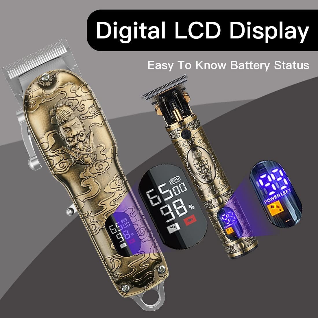 Maquina De Cortar Cabello Para Afeitar Recortadora Recortar Kit Pelo ...