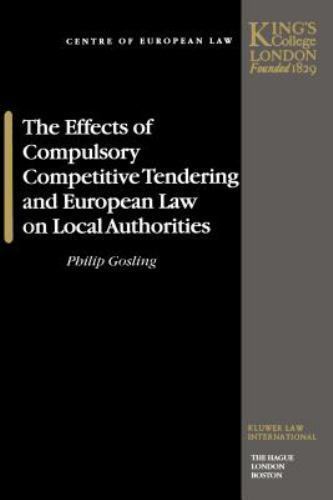 Effects of Compulsory Competitive Tendering and European Law on Local ...