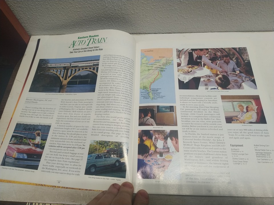 Amtrak's America Discover The Magic Tourism Travel Brochure Train Rail ...