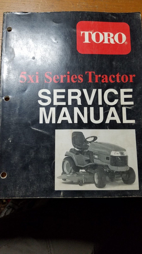 TORO 5Xi SERIES TRACTOR SERVICE MANUAL 82 PAGES | eBay