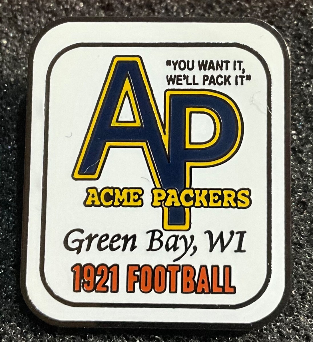 Acme Packers Logo Green Bay Packers On Field Acme Throwback Knit Hat