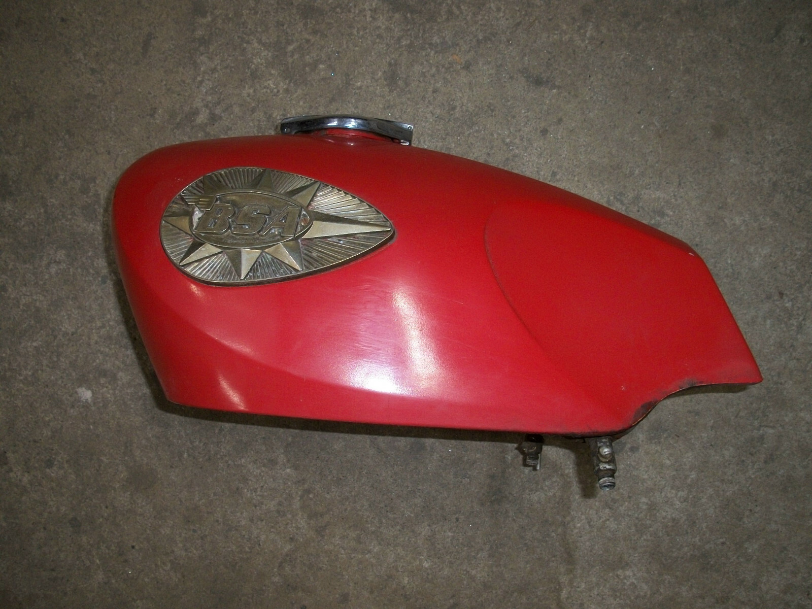BSA Fiberglass Gas Tank & Emblems B44 B44SS Shooting Star 441 1969 80 ...