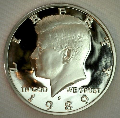 1989 S Kennedy Half Dollar CN Clad 50c Proof Coin JFK 50 Cents | eBay