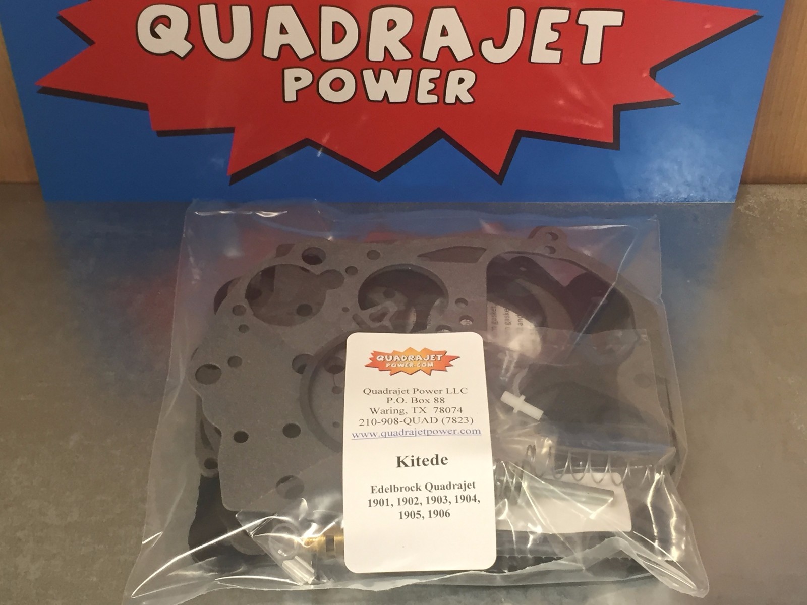 Quadrajet Rebuild Kit. Edelbrock Quadrajets 1903 1904 1906 Best Kit ...