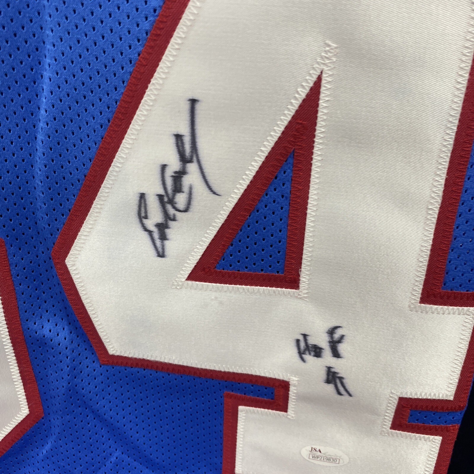 Earl Campbell SIGNED AUTOGRAPHED Houston Oilers #34 Jersey JSA COA Auto ...