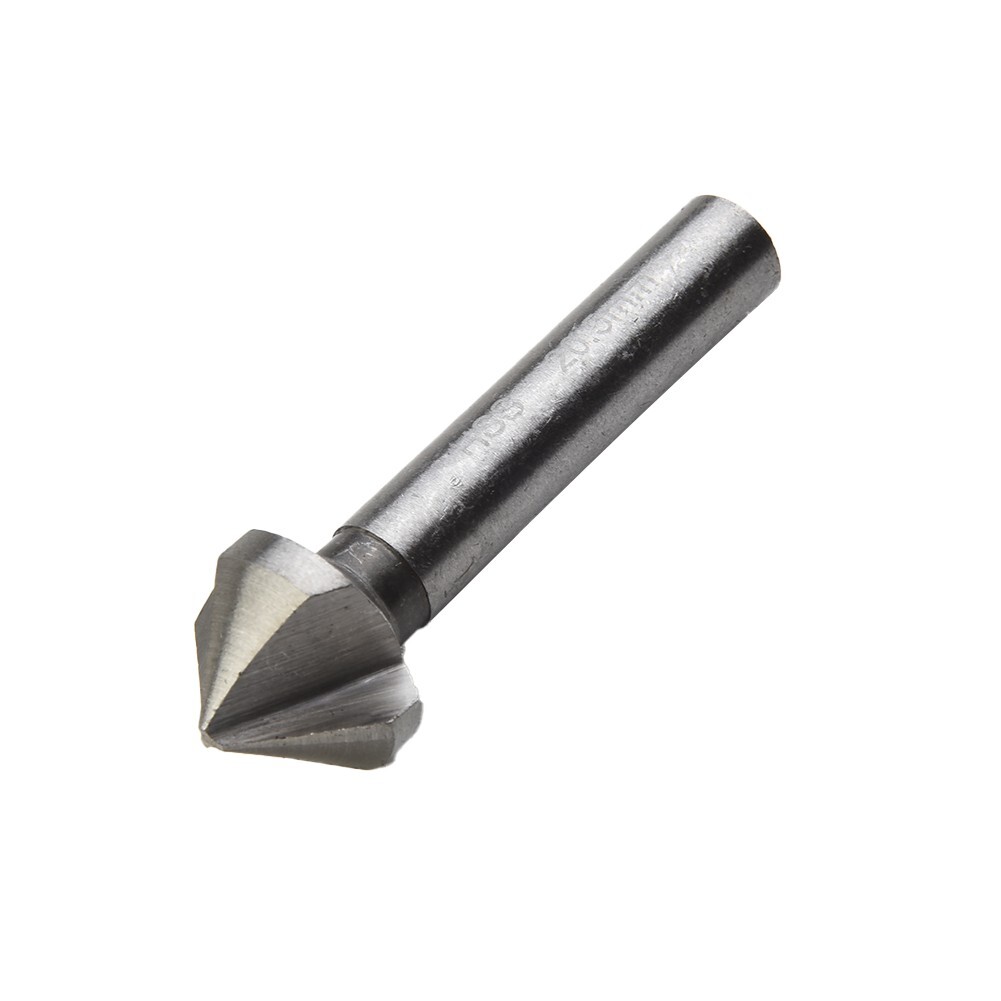 Professional 3 Flute Countersink Drill Bit for Precise Chamfering 2pcs ...