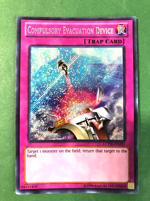 Yugioh Compulsory Evacuation Device LCYW-EN291 Secret Rare LP - NM | eBay