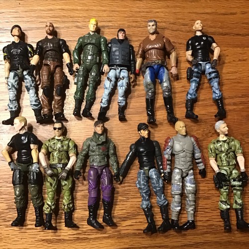 GI Joe Style 3.75” 1/18 Scale CUSTOM 12 PC Mixed Lot 2011-2010 | eBay