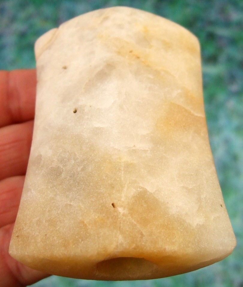 Super Fine G10 Indiana Farraginous Quartz Hourglass Bannerstone w COA ...