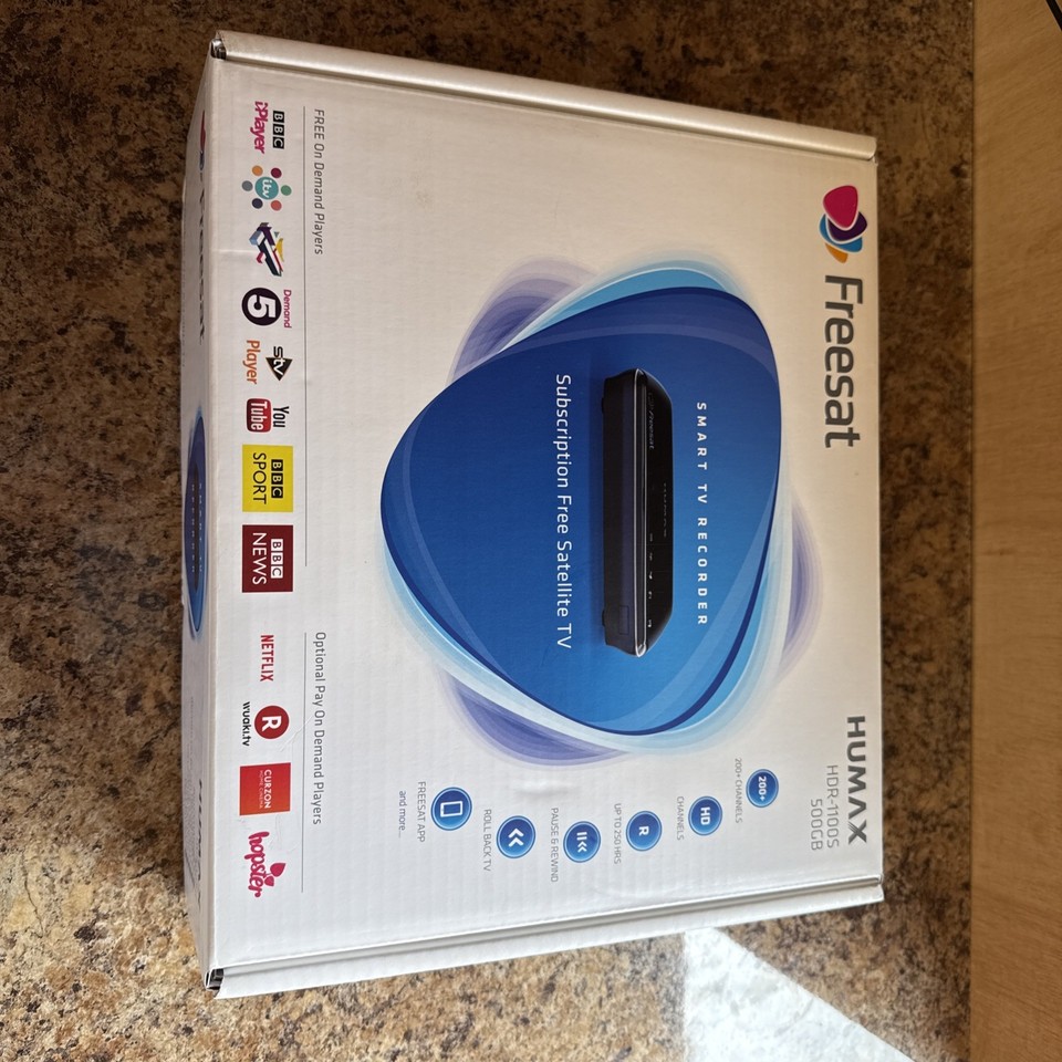 HUMAX HDR-1100S Freesat HD TV Twin Tuner Satellite Recorder PVR, 500GB ...