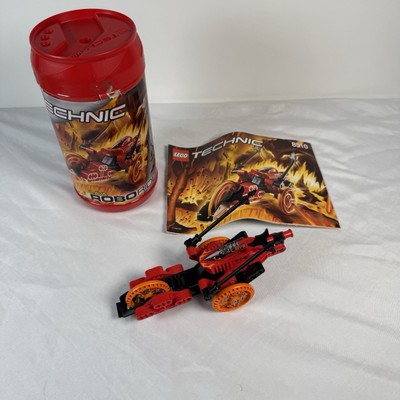 LEGO Technic Red Lava Robo Riders 8510 Complete w Canister & Manual ...