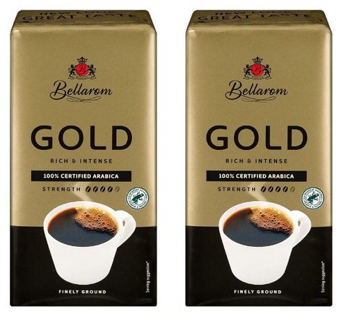 Bellarom Gold Ground Premium Coffee 500g Fine 100% Certified Arabica ...