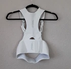 White Back Support With Pads Size Large New Without Tags #1N9863 | eBay