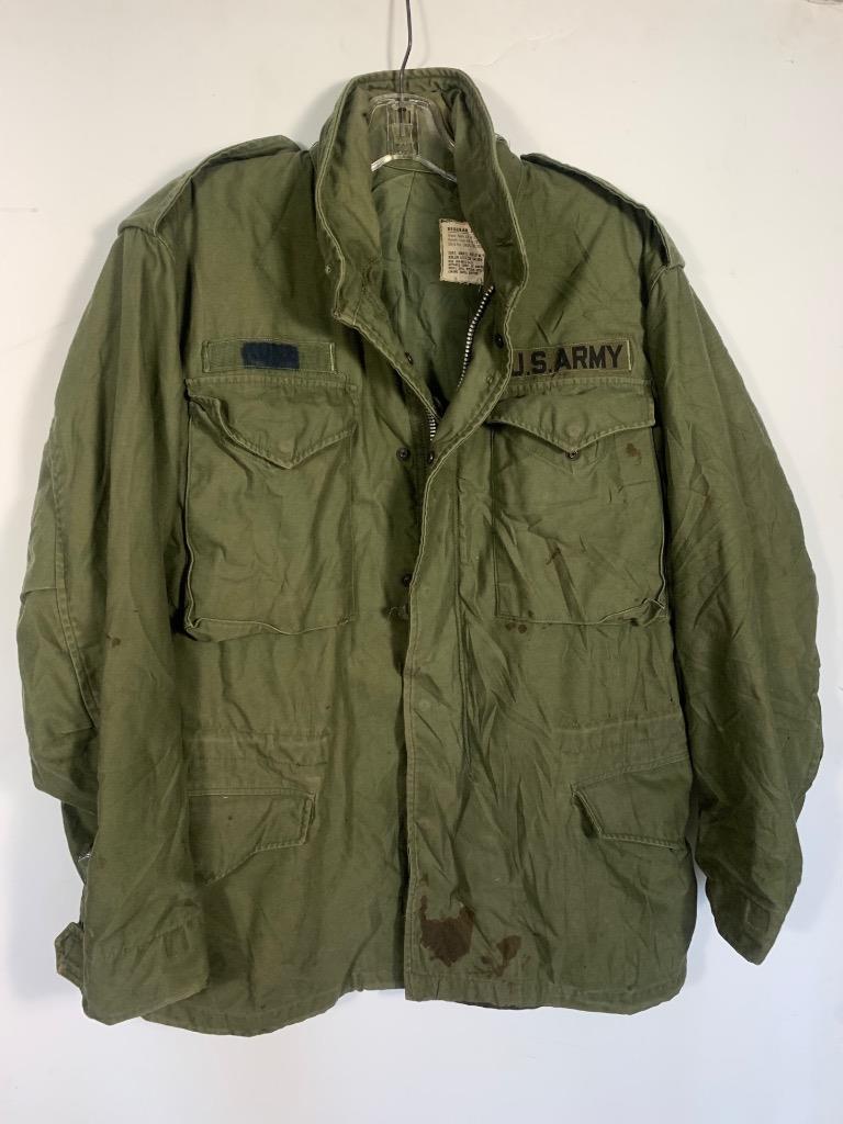 VINTAGE 60'S VIETNAM ERA M-65 US ARMY FIELD JACKET SM… - Gem