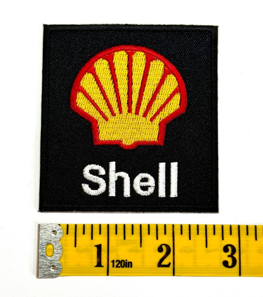 Embroidered Patch - Shell - Oil - Gasoline - NEW - Iron-on/Sew-on | eBay