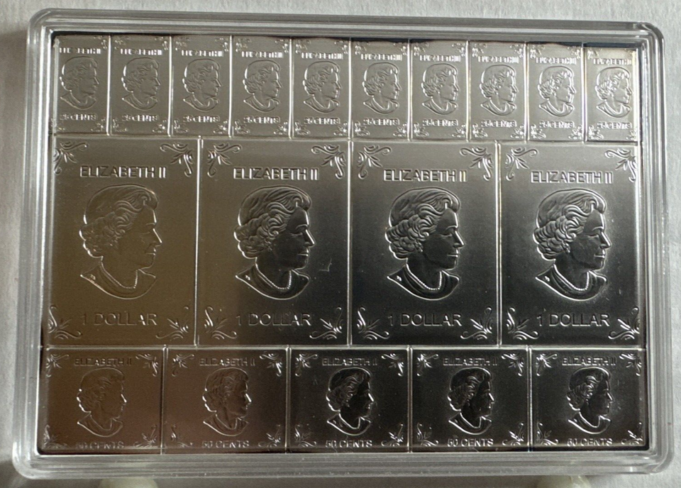 (2)2018(1)2019(2)2021 Canada RCM Maple Leaf Flex Fractional 2 oz Fine ...