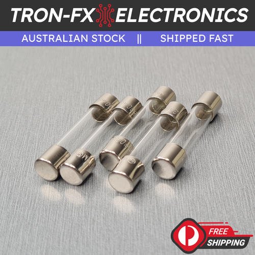 5PCS 500mA Glass Fuse 3AG 6x32mm Fast Blow 250V F500MAL AUSTRALUX ...