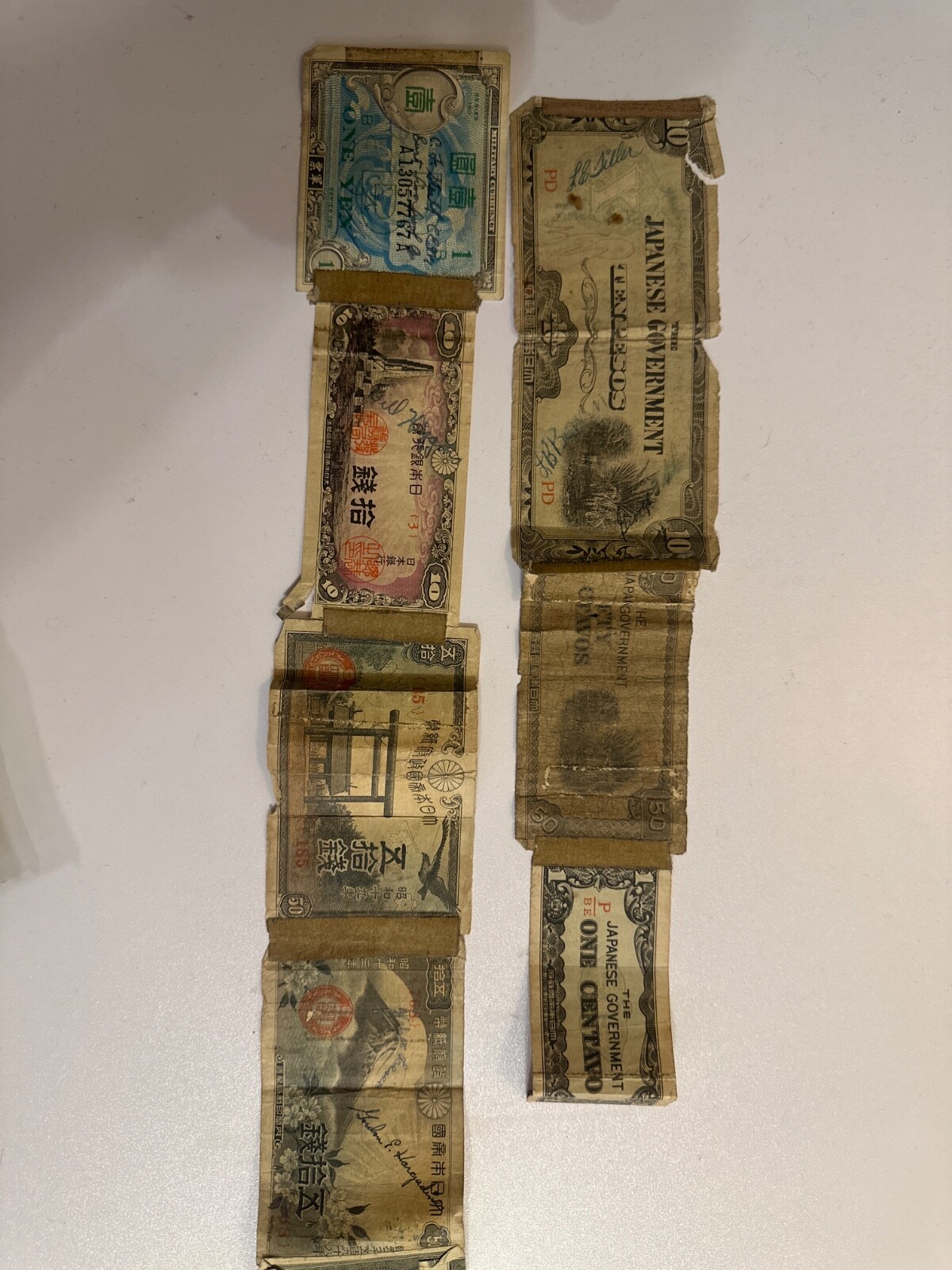 WWII Japanese Sen Yen Circulated Banknote Japan Currency lot group | eBay