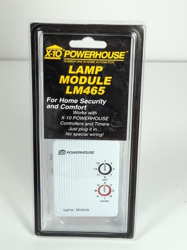 X10 Power House. Home Automation. Lamp Module LM 465 - No Special ...