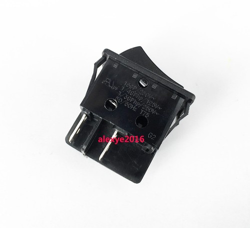 RONG FENG RF-1004 Rocker Switch Black 4 Pins 2 Positions 16A 250VAC ...