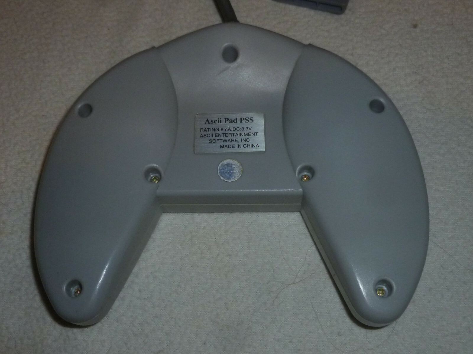 SONY PLAYSTATION ASCII GAME PAD PSS CONTROLLER PS1 CONTROL GREY WIRED ...