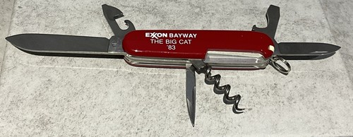 Victorinox Switzerland Swiss Army Knife Exxon Bayway The Big Cat ‘83 | eBay