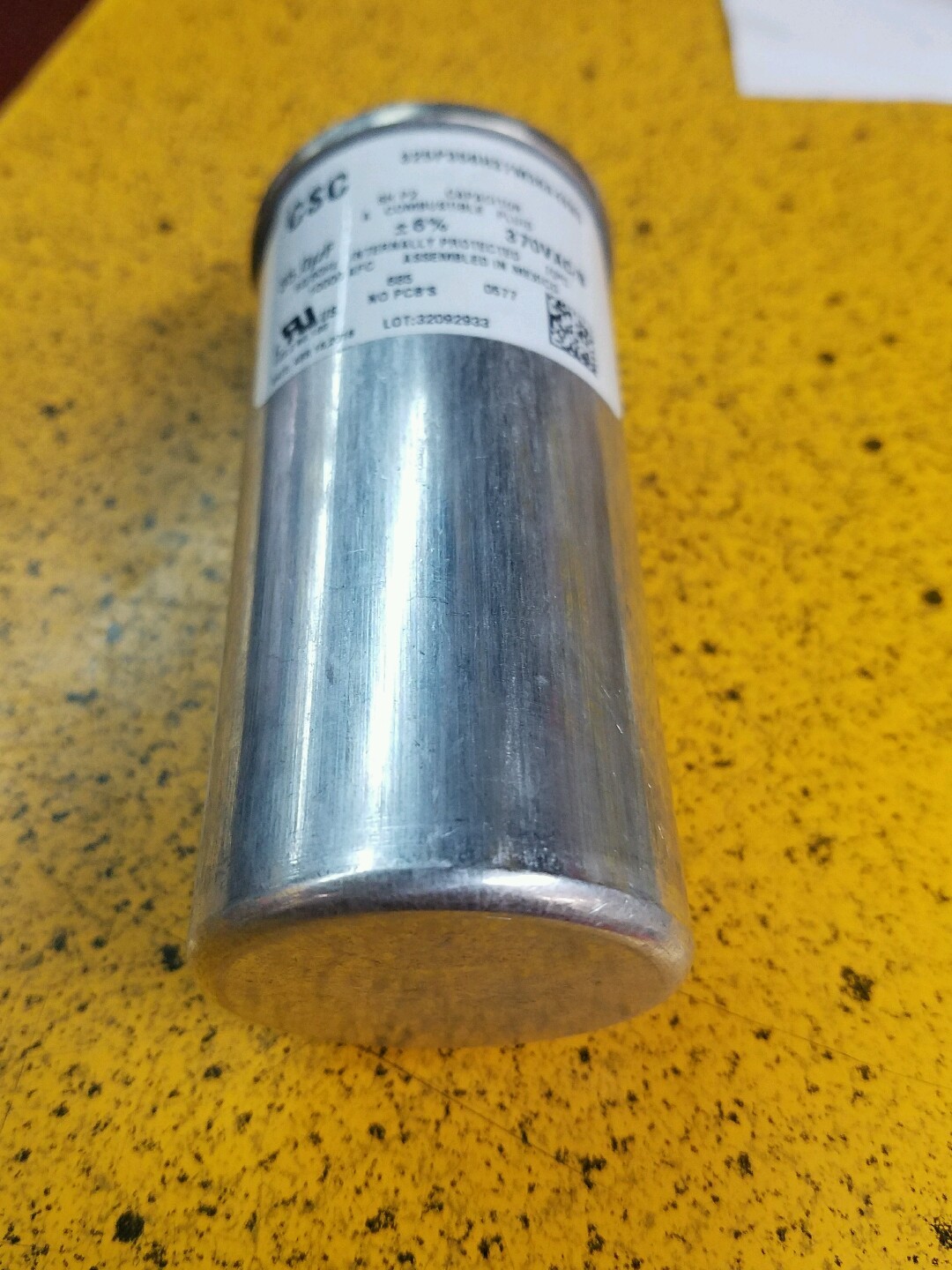 CAPACITOR 35 MF 370 VAC 50/60 HZ CSC | eBay