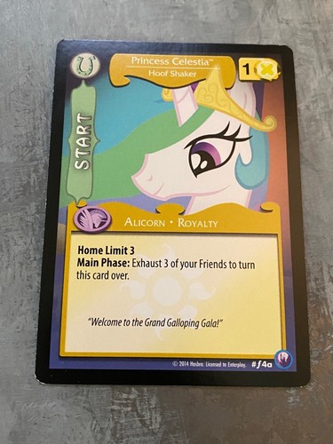 Hasbro Enterplay My Little Pony MLP CCG Princess Celestia Hoof Shaker # ...