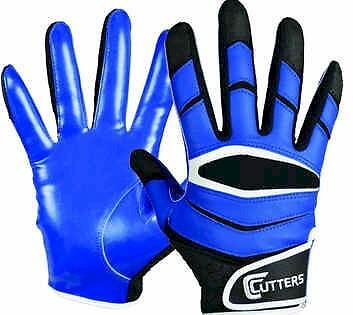 Cutters Mens X40 C-Tack Revolution S Ryl Blue Football Receiver Gloves ...