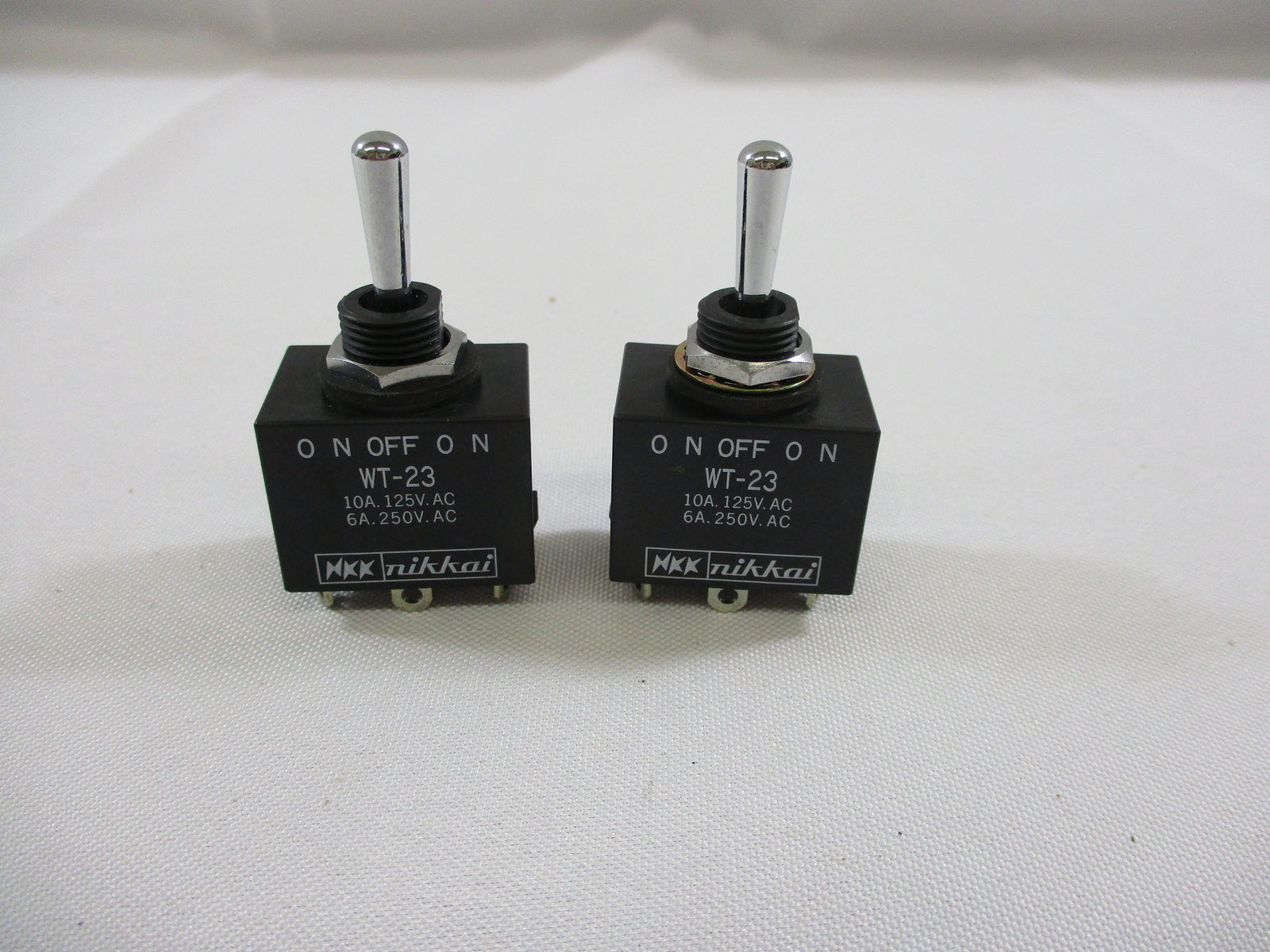 *NEW* (LOT OF 2) NIKKAI WT-23 TOGGLE SWITCH ON-OFF 10A 125 VAC | eBay