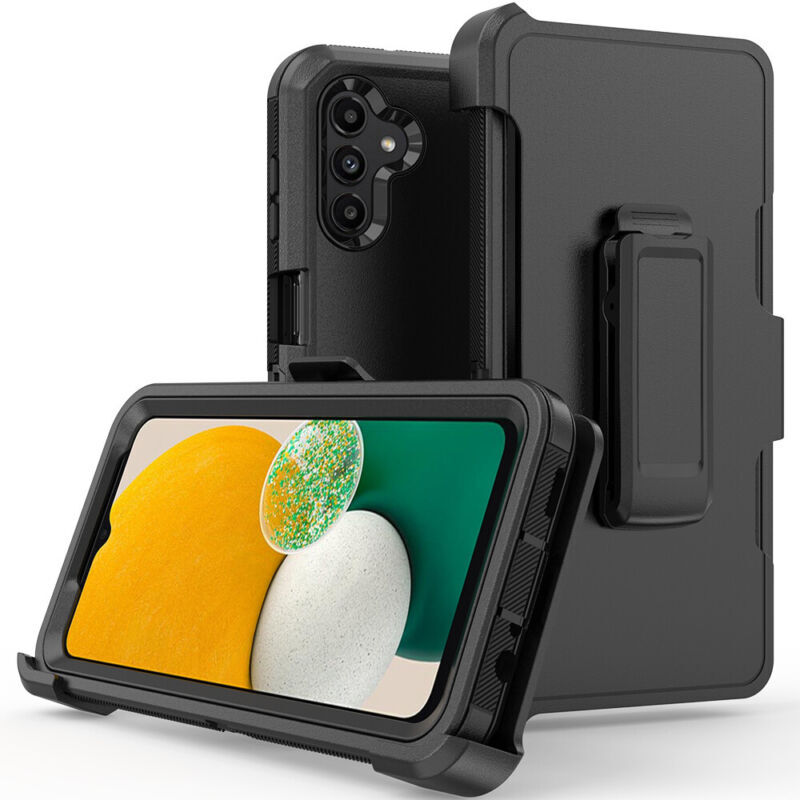 For Samsung Galaxy A13 A12 A03S A32 A53 5G Case Shockproof Belt Clip ...