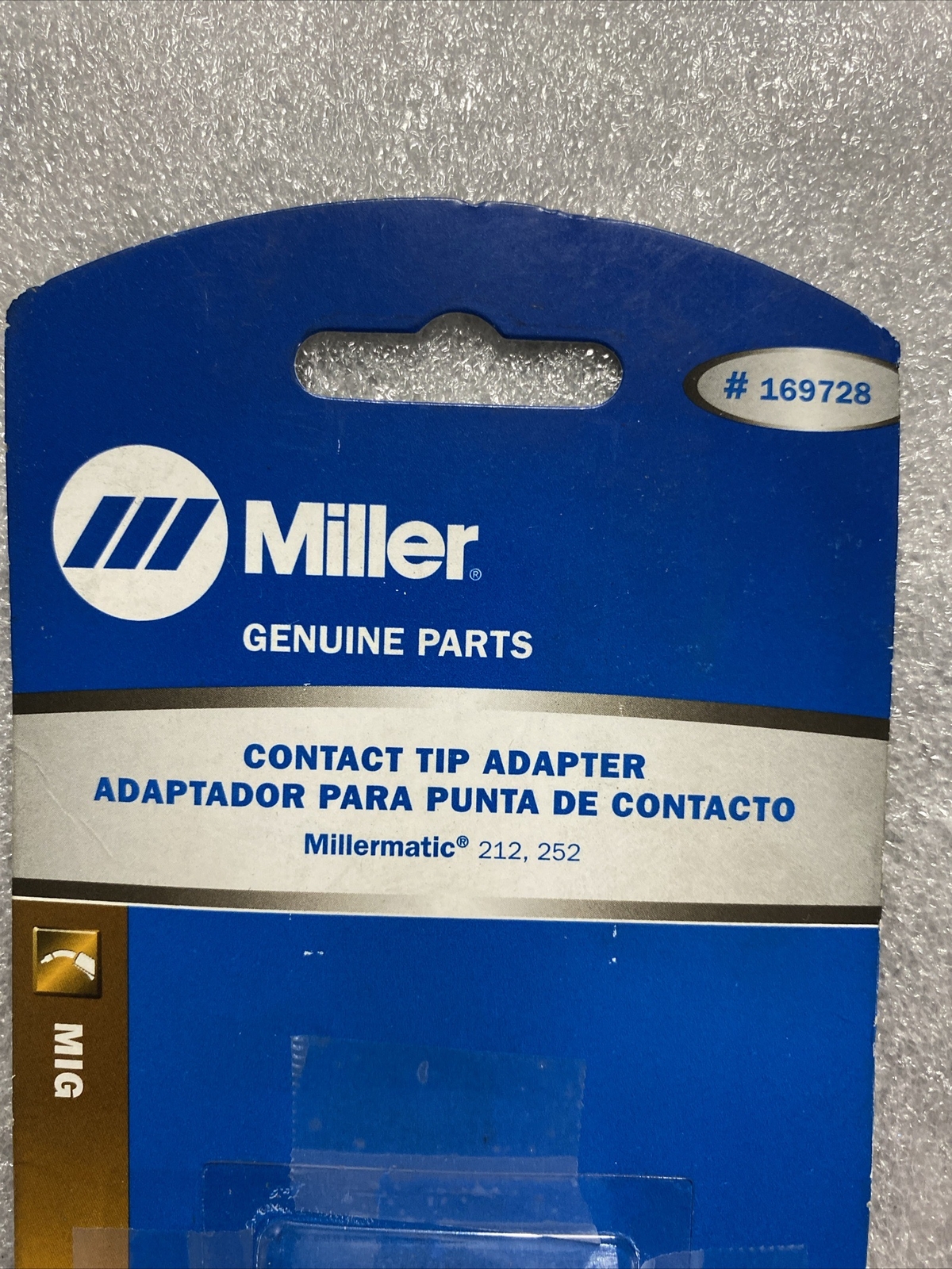 Genuine Miller 169728 Adapter Contact Tip Pkg 2 for sale online | eBay