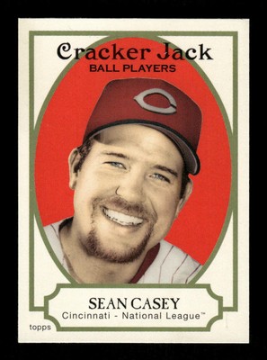 2005 Topps Cracker Jack #87 Sean Casey Cincinnati Reds Mini Stickers | eBay