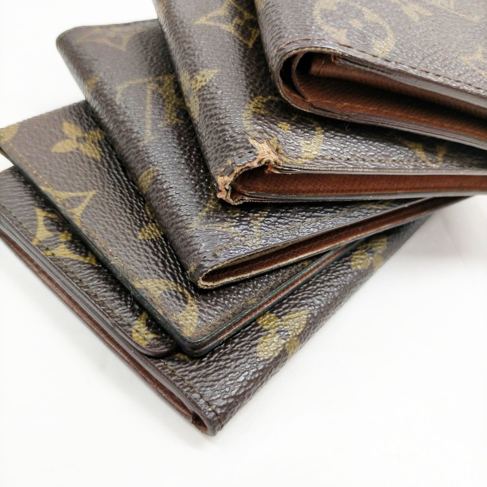 Louis Vuitton Wallet Long Wallet 5 set Brown Monogram 1567055 | eBay