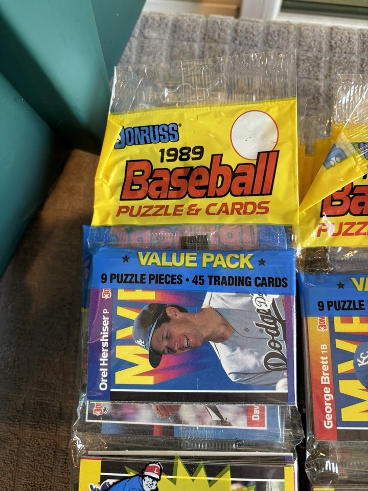 Baseball Card Boxes For Jeff At Badger Cards HUGE Lot Of Rack Packs | eBay