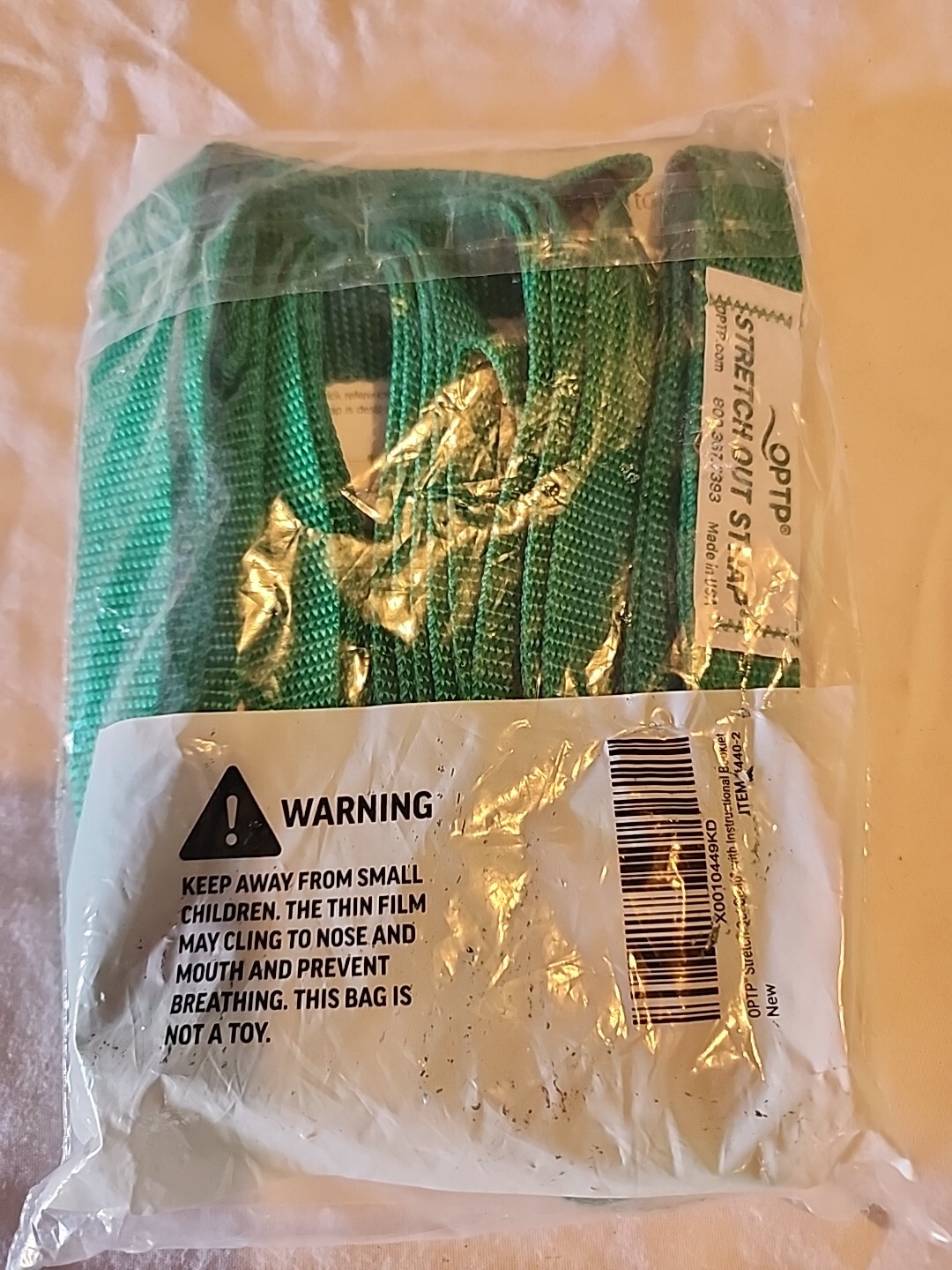 OPTP 440 Stretch Out Strap by DKSA with 40 Page Booklet Guide for sale ...